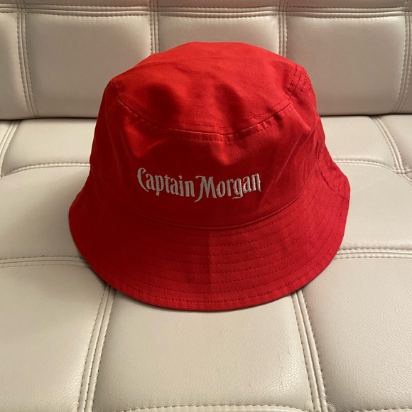 Accessories | Captain Morgan Red Bucket Hat | Poshmark